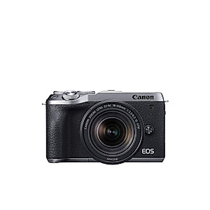 Canon EOS M6 Mark II (Silver)+Ef-M 18-150mm F/3.5-6.3 is STM + Evf Kit (Renewed)