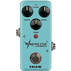 Briskdrop NUX Morning Star Overdrive Guitar Effect Pedal Bundle with Power Supply morningstarbundle1