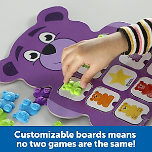 Learning Resources Bingo Bears, Educational Indoor Games, Toddler Brain Toys, Toddler Preschool Learning, 73 Pieces, Age 3+