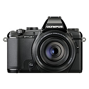 Olympus Stylus 1 12MP Digital Camera (Black) - International Version (No Warranty)