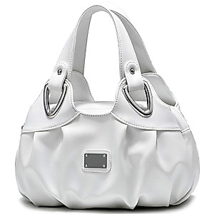 Barsine Vegan Leather Purse for Women Fashion Hobo Style Floral Handbag