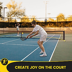 Portable Pickleball Nets, 22 FT Regulation Size Pickleball Set with Net, Pickle Ball Game Net System with Carrying Bag for Indoor Outdoor Backyard