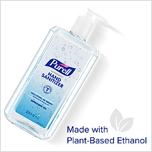 PURELL Advanced Hand Sanitizer Refreshing Gel, Clean Scent, 1 Liter Pump Bottle (Pack of 1) - 9632-04-CMR