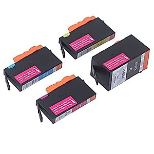 Hilitand 4 Color Ink Cartridges Refill Cartridge Replacement Print Photos, Test Papers, Documents Printer Cartridge for Printer Accessories