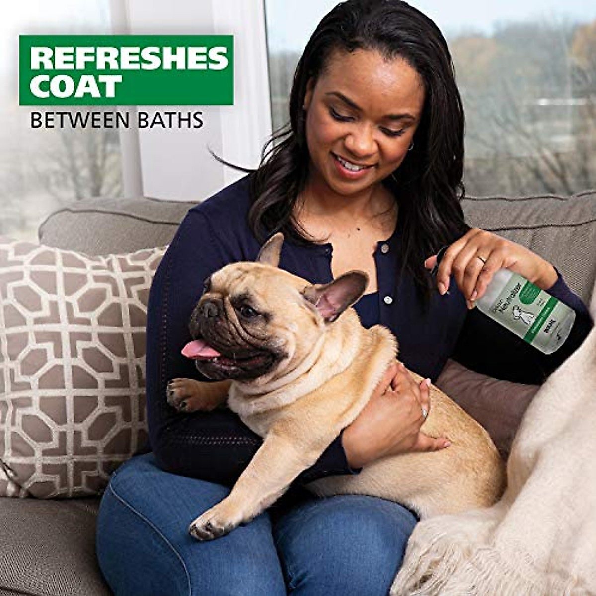 WAHL Scent Free Pet Odor Neutralizer Spray for Dogs Skin and Coat Perfect for Between Baths – 8 oz – Model 820012