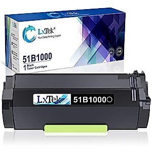 LxTek Compatible Toner Cartridge Replacement for Lexmark 51B1000 to use with MS417DN MS317DN MS517DN MS617DN MX517DE MX617DE MX317DN MX417DE Printers (Black, 1 Pack)