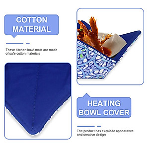 Hemoton Microwave Bowl Holder Microwave Plate Huggers Microwave Bowl Cozy Microwave Safe Bowl Huggers Hot Bowl Holders for Soup Pasta Noodles Rice Bowl