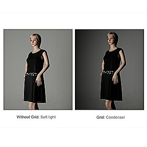 Godox 12"x 47" 30x120cm Honeycomb Grid Rectangular Softbox for Photo Strobe Studio Flash Softbox Bowens Mount