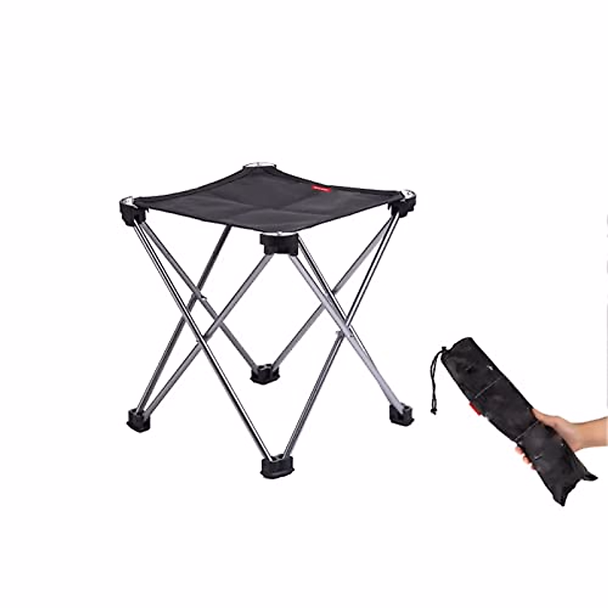 SUNESA Portable Picnic Table Camping Table Collapsible Portable Roll Up Outdoor Foldable Fishing Table Folding Picnic Table Foldable Camping Table (Color : Black - only Chair)