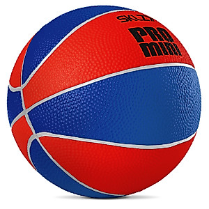 SKLZ Pro Mini Hoop 5-Inch Foam Basketball, Red/Blue