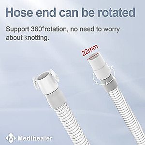 2 Packs Quick Release Tube Compatible with Amara View, Only Short Tube for AV, No Elbow, Improved Design and Upgraded Material ,Great Value Supplies by Medihealer.