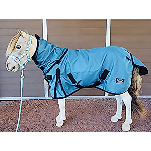Mini-Pony 1200 D Ripstop Hooded Waterproof Sheet (52-54", Teal)