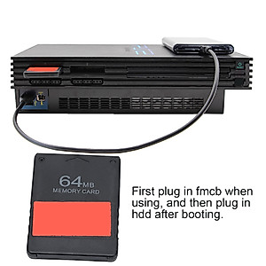 64MB Game Memory, High Speed Game Memory Card for PS1 for PS2 for FMCB V1.966 USB Games
