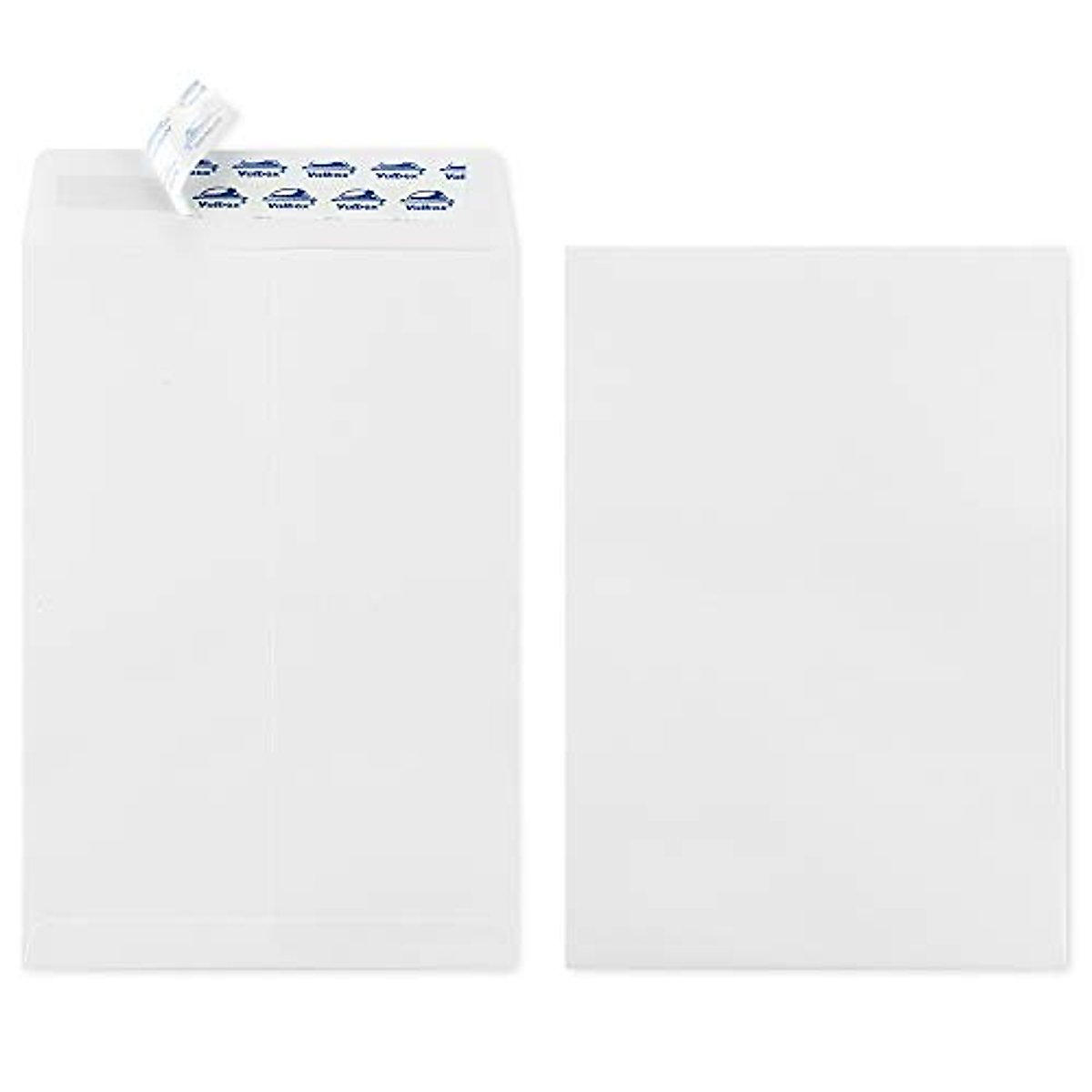 ValBox 6x9 Self Seal Security Catalog Envelopes 250 Count Small White Envelopes for Mailing, Storage and Organizing