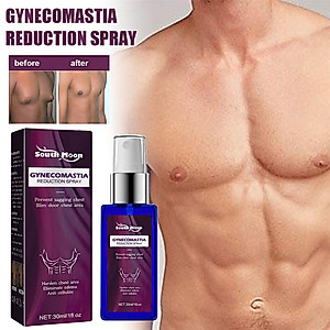 BAILIY South Moon Gynecomastia Firming Spray Cellulite Reduction Tighten Muscle Fitness 30ml U7h0 Hardening Chest Muscle Accelera Spray