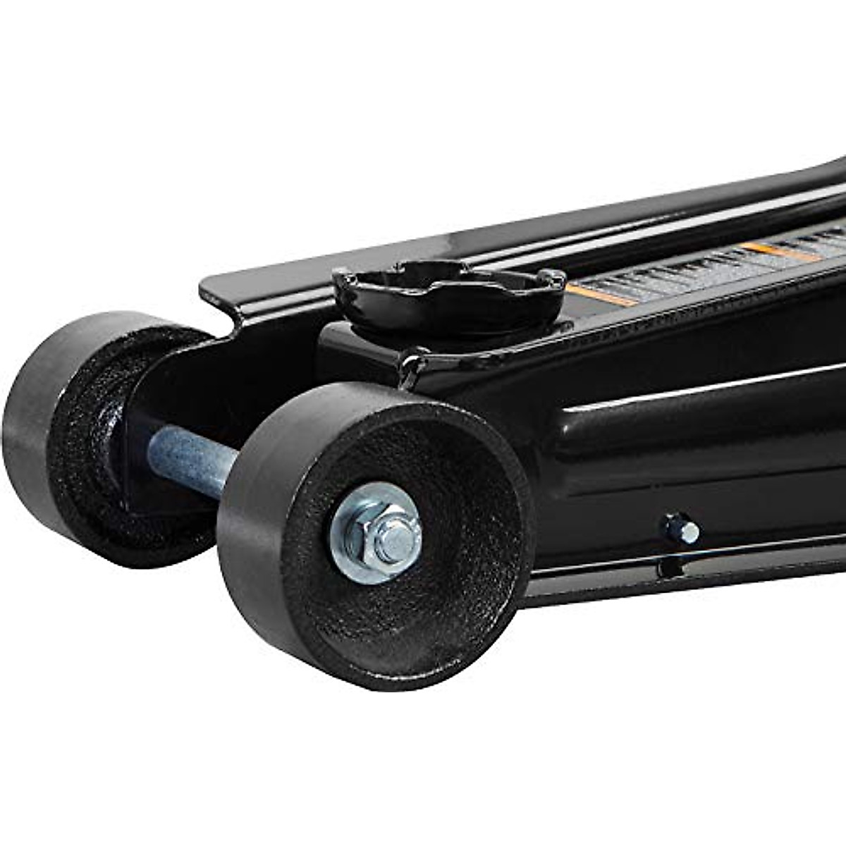 Torin TORT825051 Hydraulic Low Profile Trolley Service/Floor Jack with Single Piston Quick Lift Pump, 2.5 Ton (5,000 lb) Capacity, Black, Medium