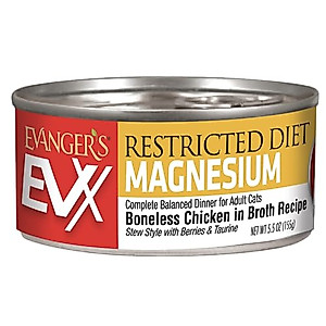 Evanger's EVX Restricted Diet: Controlled Magnesium for Cats