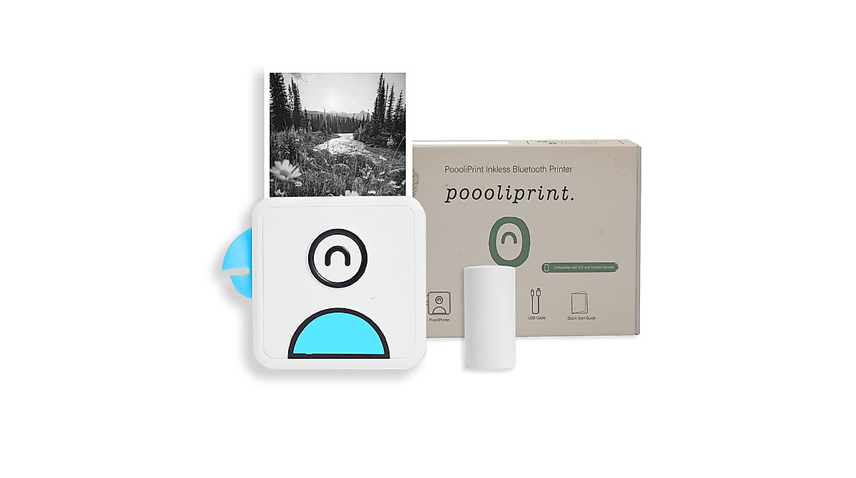 Poooliprint L2 Inkless Pocket Printer - Print Anywhere