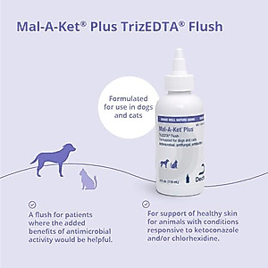 Mal-A-Ket Plus TrizEDTA Flush for Cats and Dogs, 4 oz