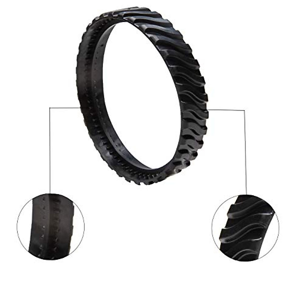 ATIE MX8 Elite MX6 Elite MX8 MX6 Pool Cleaners Tire Track R0526100 Replacement for Zodiac MX8 Elite, MX6 Elite, MX8, Mx6 Pool Cleaner Tire Track R0526100 (4 Pack)