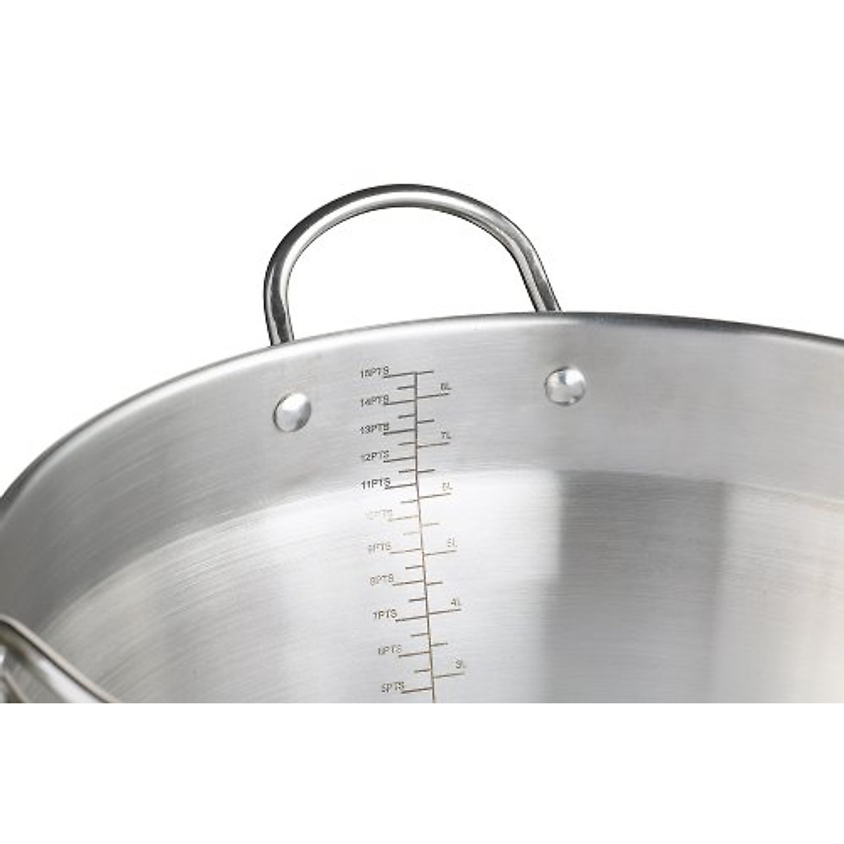 Kitchencraft Home Made Stainless Steel Maslin Pan With Handle, 9 Litre
