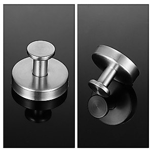 Lysia Silver Suction Cup Hooks – 2 Pack, Waterproof, Holds up to 15 lbs. Perfect for Showers, bathrooms, Kitchens. Ideal for Towels and installs on Glass Doors, Tiles, and Mirrors