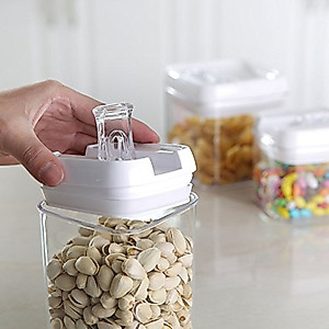 Airtight Food Storage Containers with Lids, 5 Pieces Kitchen Pantry Storage Containers BPA Free Plastic Cereal Containers for Pantry Organization and Storage, Kitchen Storage Containers, Containers for Organizing Pantry