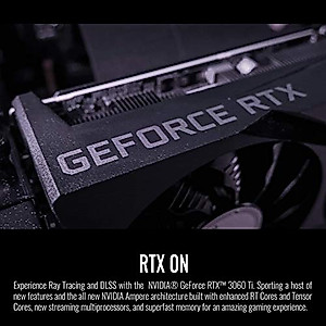 Thermaltake Shadow 360i Liquid-Cooled PC (AMD Ryzen 5 3600, RTX 3060 Ti, 16GB RGB 3000Mhz DDR4 ToughRAM RGB Memory, 1TB NVMe M.2, WiFi, Win 10 Home) Gaming Desktop Computer P3BK-B450-S36-LCS