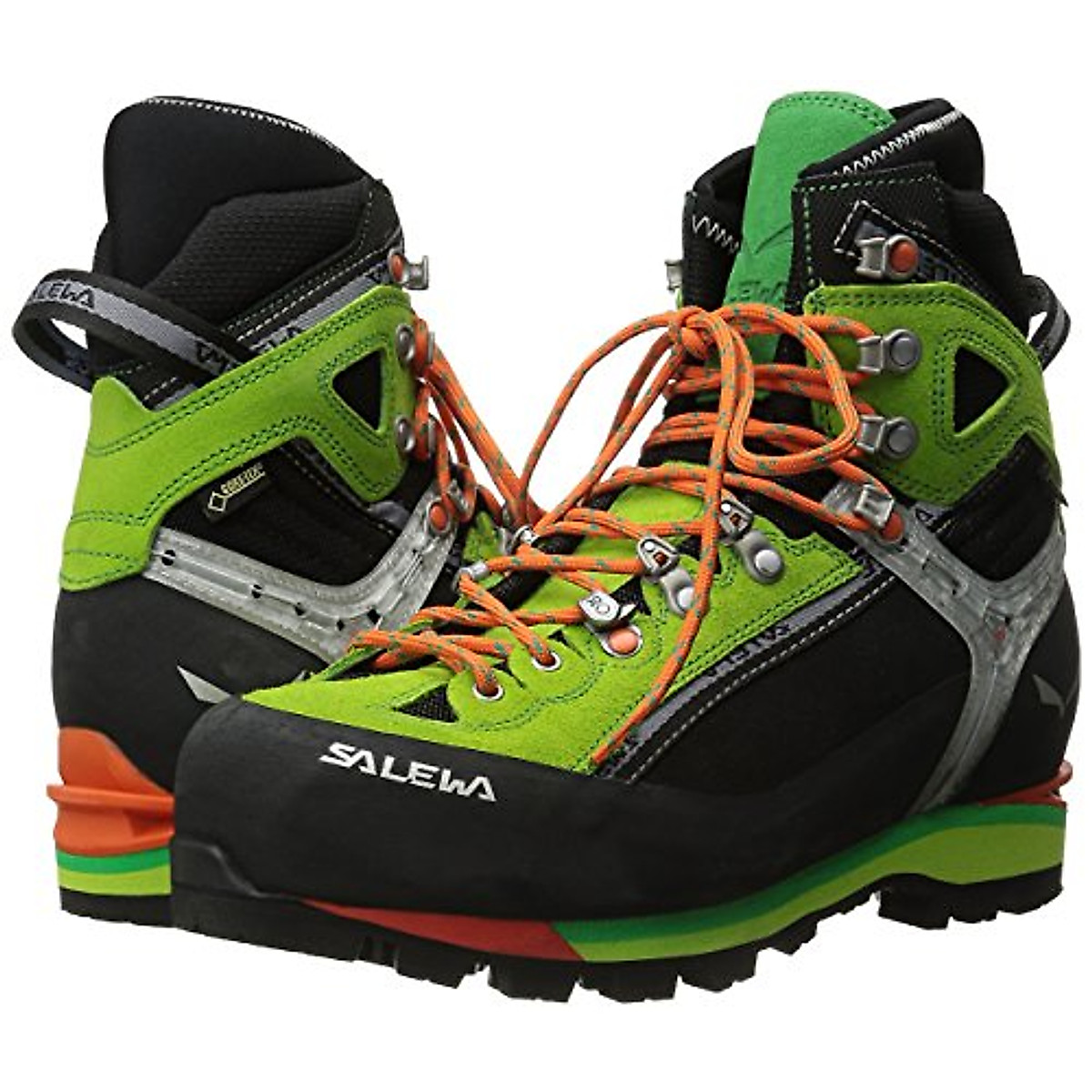 Salewa mens MS Condor Evo Gore-TEX High Rise Hiking Shoes, Black (Black/Cactus), 10.5 US