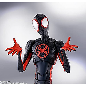 TAMASHII NATIONS - Spider-Man: Across The Spider-Verse - Spider-Man (Miles Morales) (Spider-Man: Across The Spider-Verse), Bandai Spirits S.H.Figuarts Action Figure