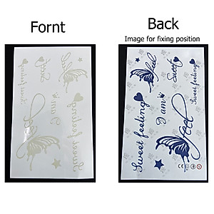 Kotbs 8 Sheets Semi Permanent Mermaid Whale Shark Tattoos, 100% Plant-Based Ink Infinity Premium Fake Tattoo Stickers, 1-2 Weeks Long Last Waterproof Tattoos for Adults Men Women Girls Kids