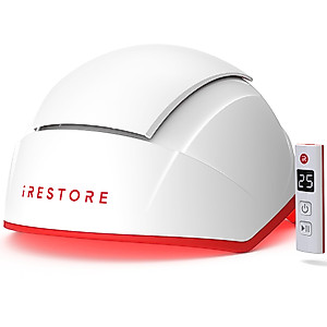iRestore Professional Laser Red Light Therapy for Hair Growth System - FDA Cleared Hair Loss, Hair Thinning & Alopecia Treatment for Men & Women - Laser Cap for Hair Regrowth - 282 Lasers & LEDs