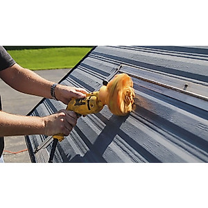 Flitz PB 101-50 Buff Ball Car Buffer Drill Attachment with Self-Cooling Design That Never Scorches or Burns + No Exposed Hardware to Prevent Scratches, Buff and Polish Any Surface, Machine Washable, 5 Inch,Orange