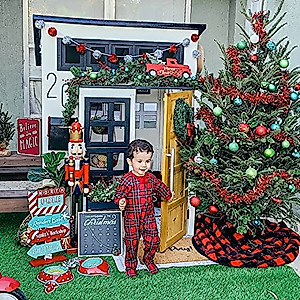 KidKraft Modern Outdoor Wooden Playhouse with Picnic Table, Mailbox and Outdoor Grill, Gift for Ages 3+