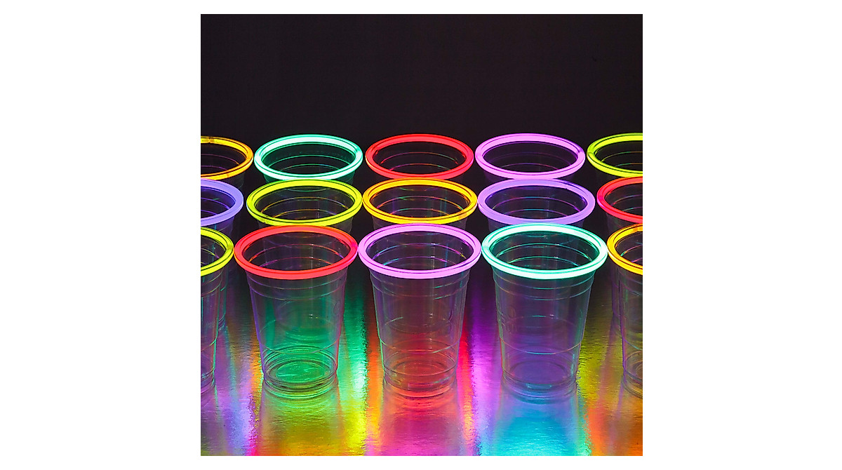 Light Up GLOWING PARTY CUPS – Vibrant 16oz Supplies