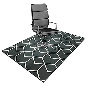 YEXEXINM 36"X48" Office Chair Mat for Hardwood Floor, Anti-Slip Desk Chair Mat, Chair Rugs Floor Protectors Mat, Computer Chair Mat for Rolling Chair, Chair Carpet Mat for Home Office