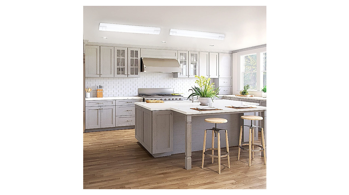 FaithSail 4FT LED Kitchen Light Fixtures - Dimmable & Energy Efficient