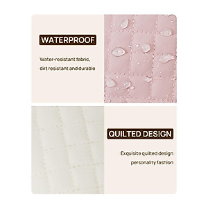 Telena Mini Zip Around Wristlet Wallets for Women Coin Purse Wristlet Keychain Dual Pouch Wallet Beige Pink