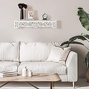 Habitat Fetco Morris White 30-in. Ledge Shelf