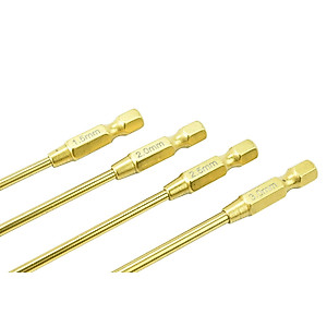 Apex RC Products 1.5, 2, 2.5 & 3mm Titanium Quick Change Allen Key Set #2739