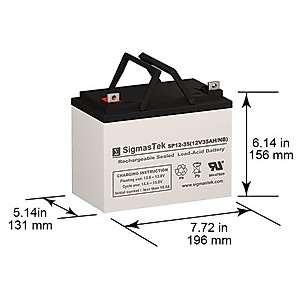 Pride Victory Replacement Battery Set of 2 x 12V 35AH