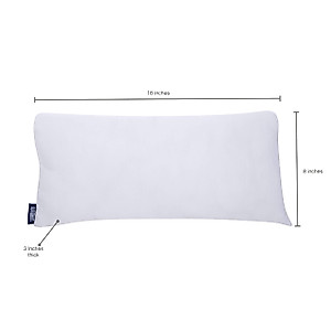 Wildkin Kids Nap Mat Pillow for Boys and Girls, Perfect Removable Replacement Pillow, Sized to Fit in Our Microfiber, Cotton & Original Nap Mats, Super Soft Cotton Blend Fill, BPA-free (White)