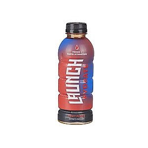 Launch Hydrate Sports Drink, Fruit Punch, 16 Fl Oz, Electrolytes, Vitamins and Minerals Packed, Perfect for Athletes, (Pack of 12)