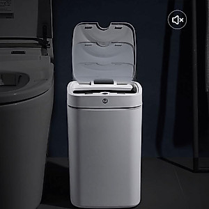 LLLSSS Bathroom Smart Sensor Trash Can Bucket Automatic Trash Bin for Kitchen Toilet Wastebasket Smart Home