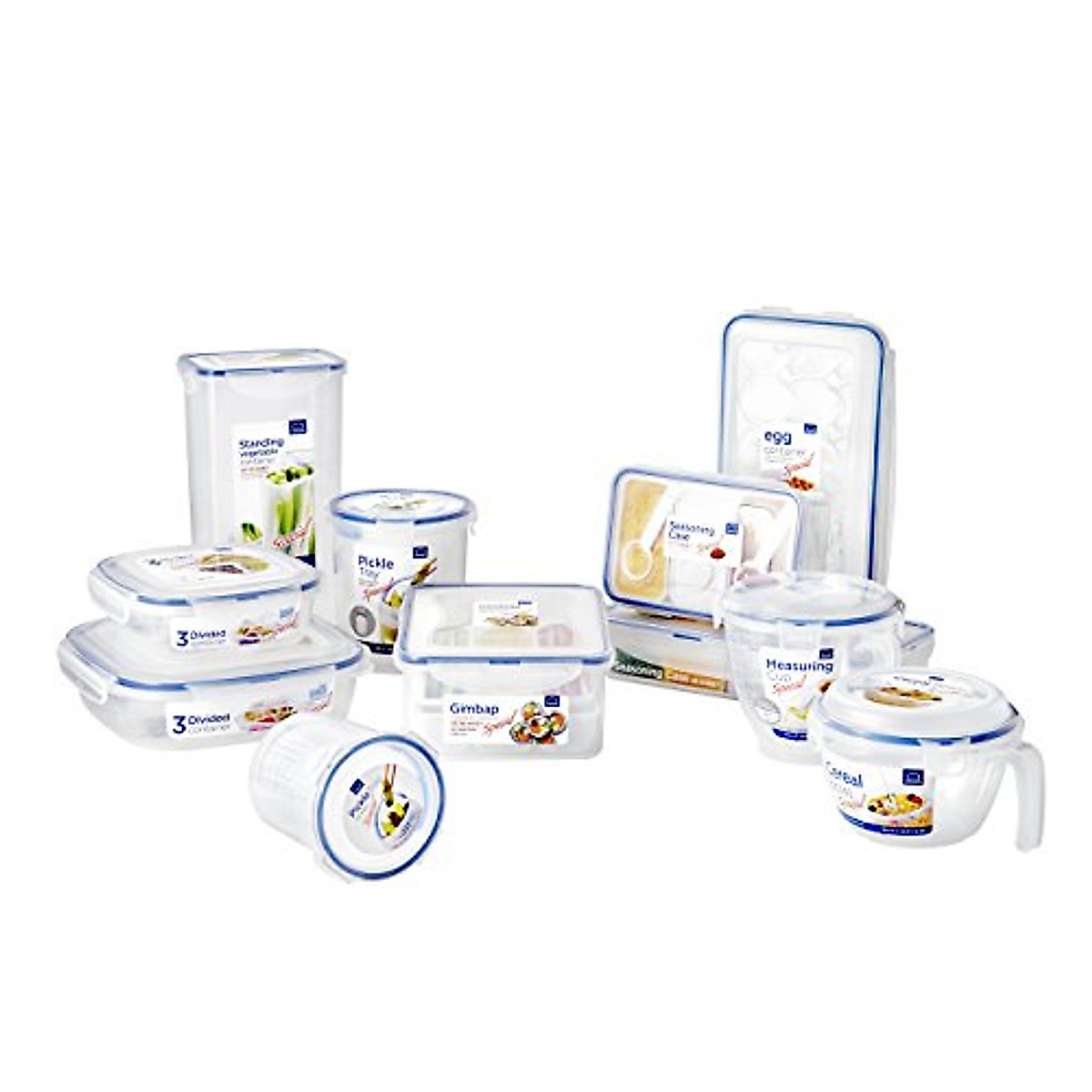 LOCK & LOCK SPECIAL Salad Bowl Food Storage Container with Draining tray 135.26-oz / 16.91-cup