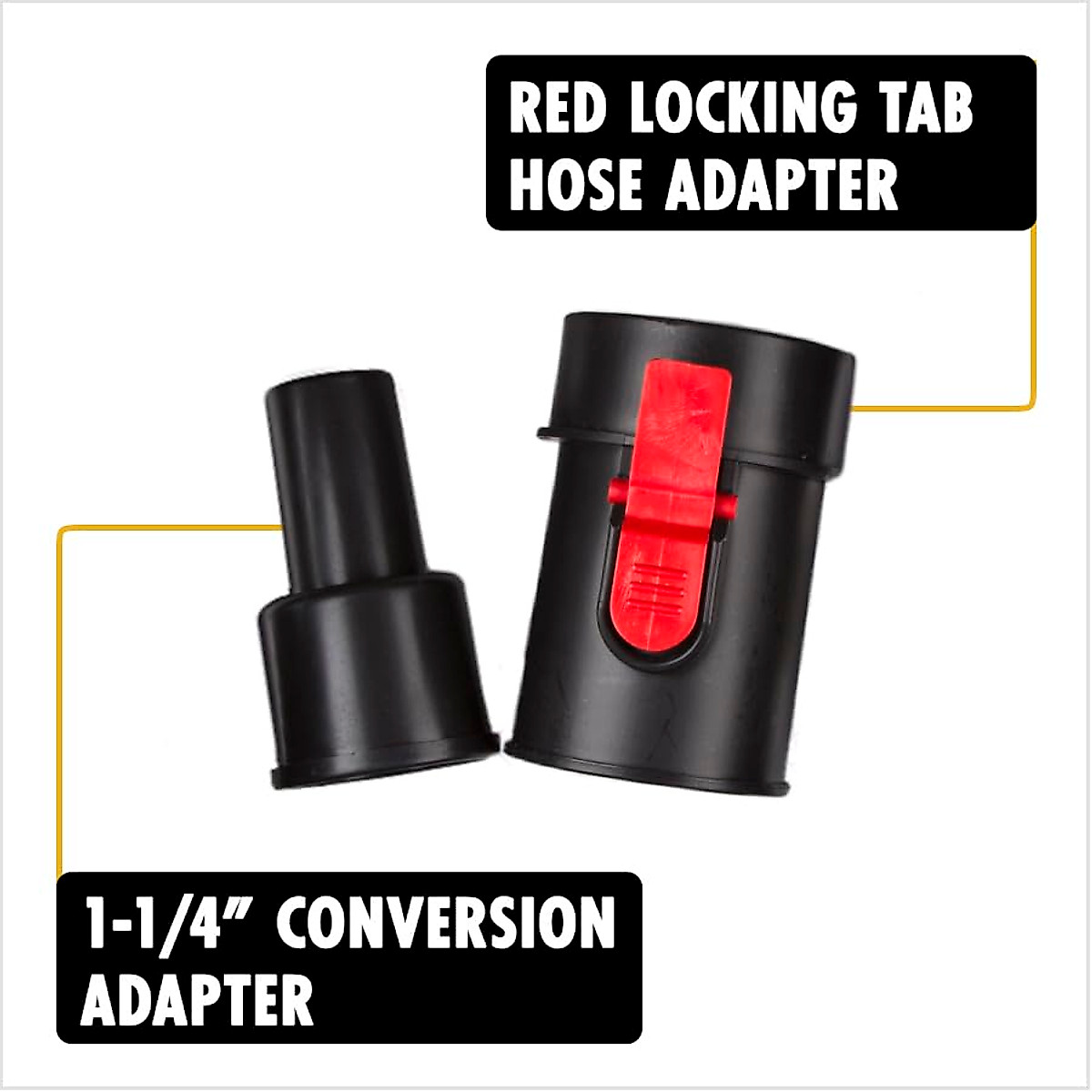 WORKSHOP Wet/Dry Vacs Vacuum Accessories WS17820A Wet/Dry Vacuum Hose, 1-7/8-Inch x 7-Feet Locking Wet/Dry Vac Hose for Wet/Dry Shop Vacuums