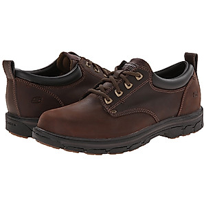 Skechers Men's Segment Search Oxford, Brown, 9 M US