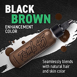 Tomb 45 NODRIP Enhancement Color | Hair Enhancer For Beard & Lineup | Water Resistant Hairline Filler Spray | Barber Beard Liner For Thicker & Fuller Hairstyling | Men’s Grooming Products