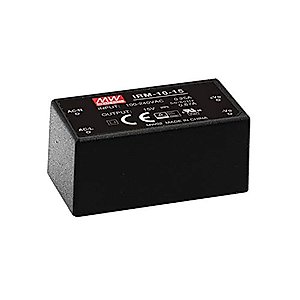 Mean Well Original IRM-10-12 MW 10W 12V AC to DC PCB Mount Green Module-Type Power Supply