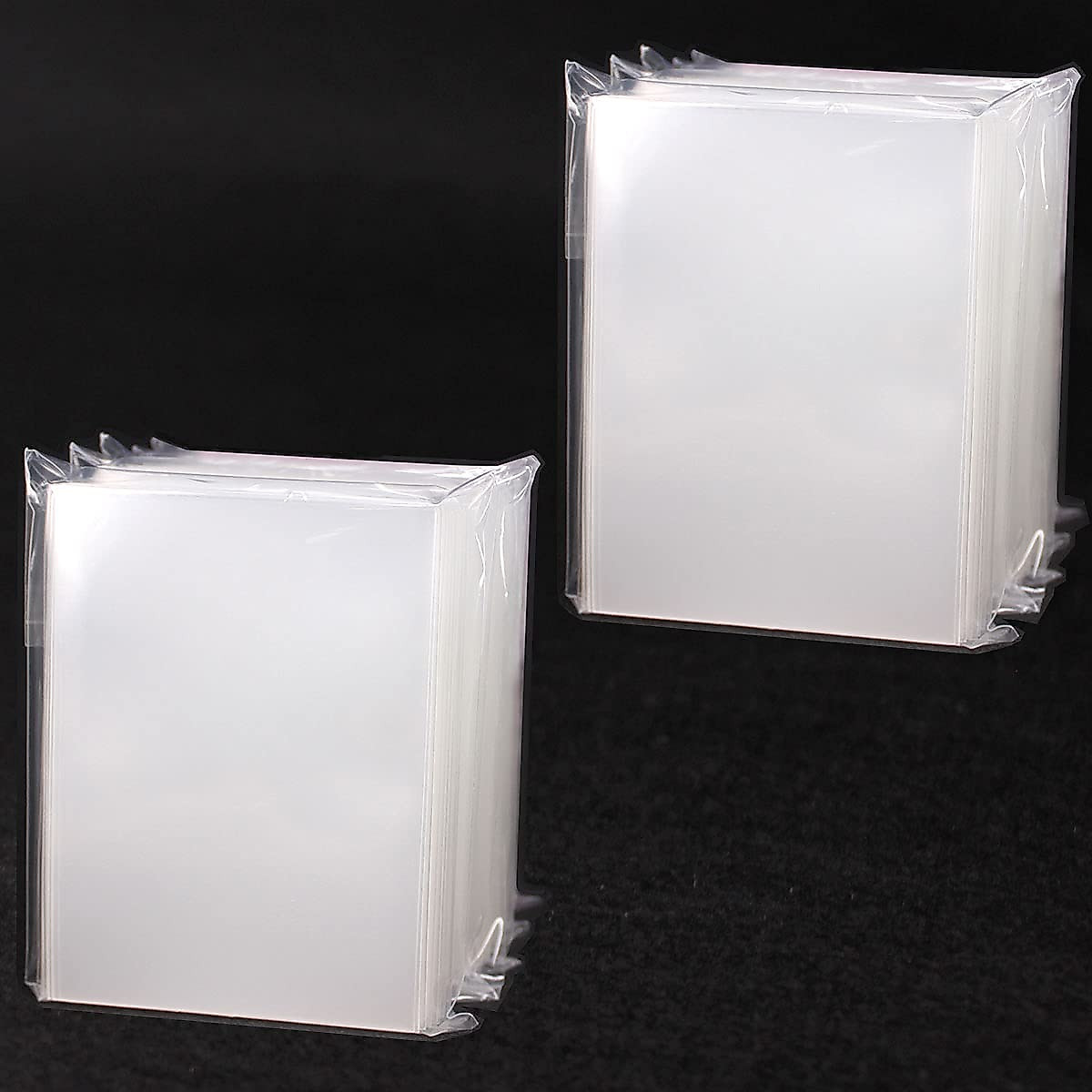 DECKEEP 500 Count Premium Thick Card Sleeves, 66 x 91 mm Clear Standard Card Protectors for Collectibles Trading Cards and Sports Cards